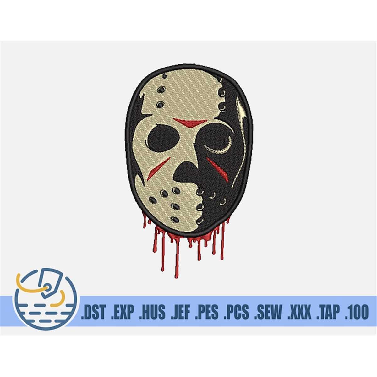 Jason Embroidery File - Instant Download - Halloween Pattern | Inspire ...