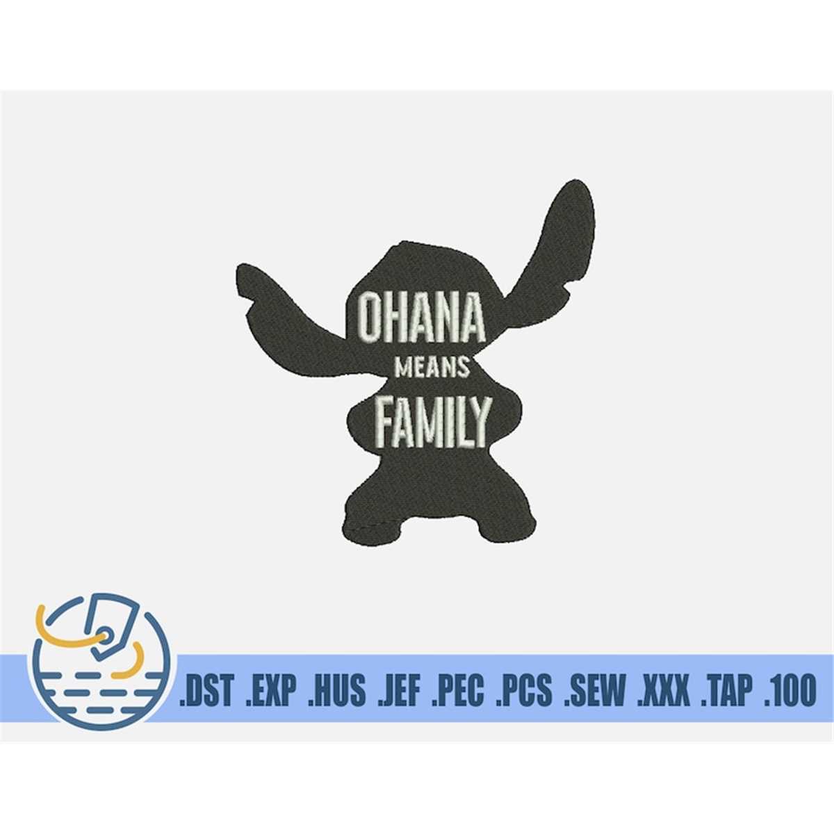 Stitch Embroidery File - Instant Download - Character Design - Inspire ...