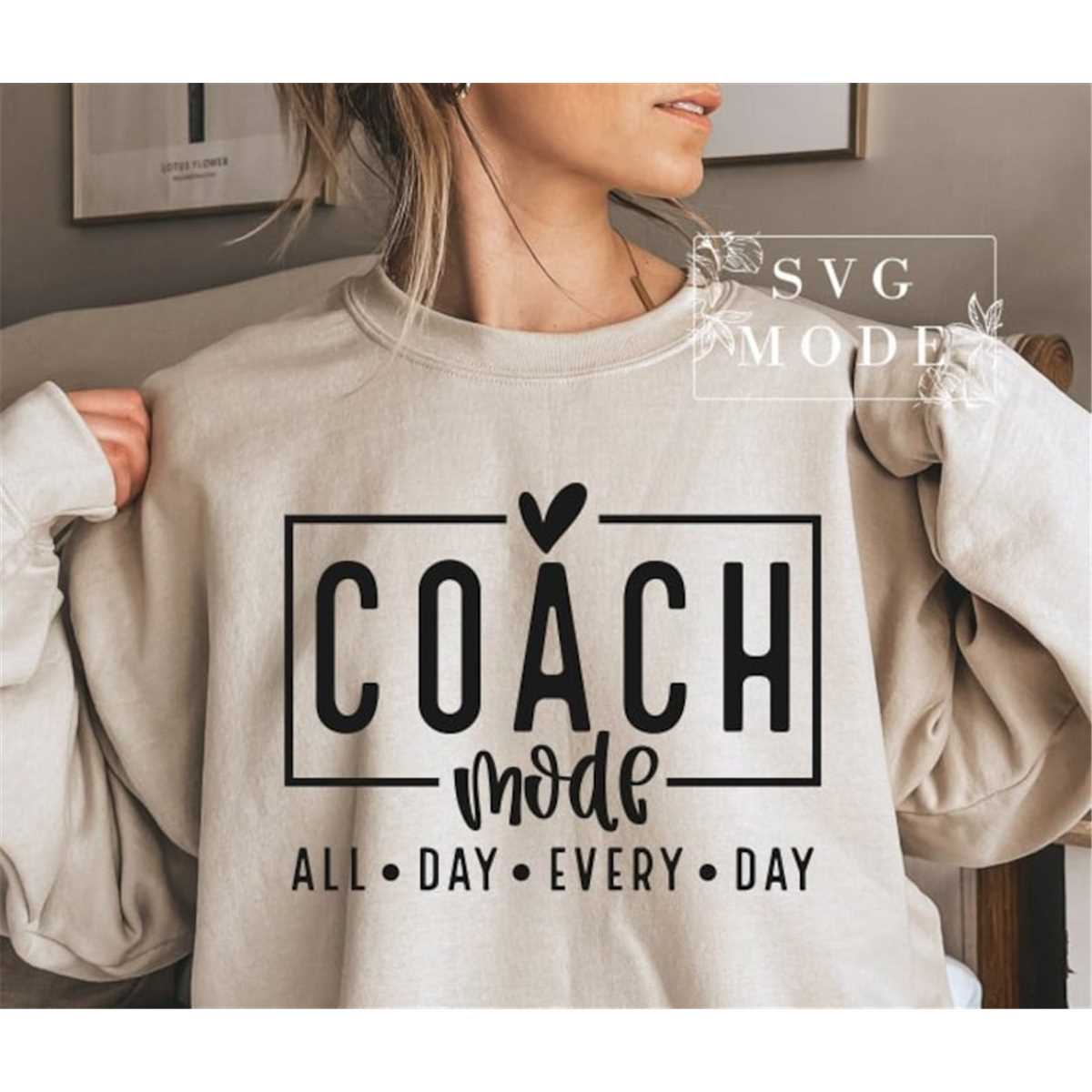 Coach Mode SVG PNG, Baseball Coach Svg, Cheer Coach Svg, Coa | Inspire ...