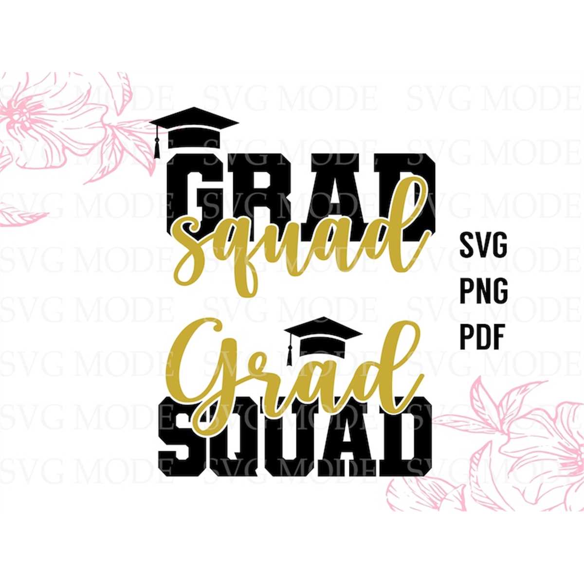 Graduation Svg, Grad Squad Svg, 2023 Senior Svg, Graduate Sv - Inspire ...