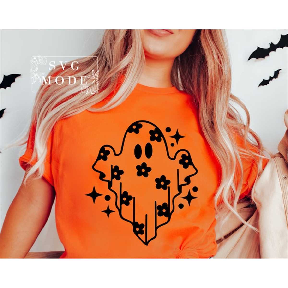 Daisy Ghost Svg, Cute Halloween Svg, Spooky Vibes Svg, Hallo - Inspire ...