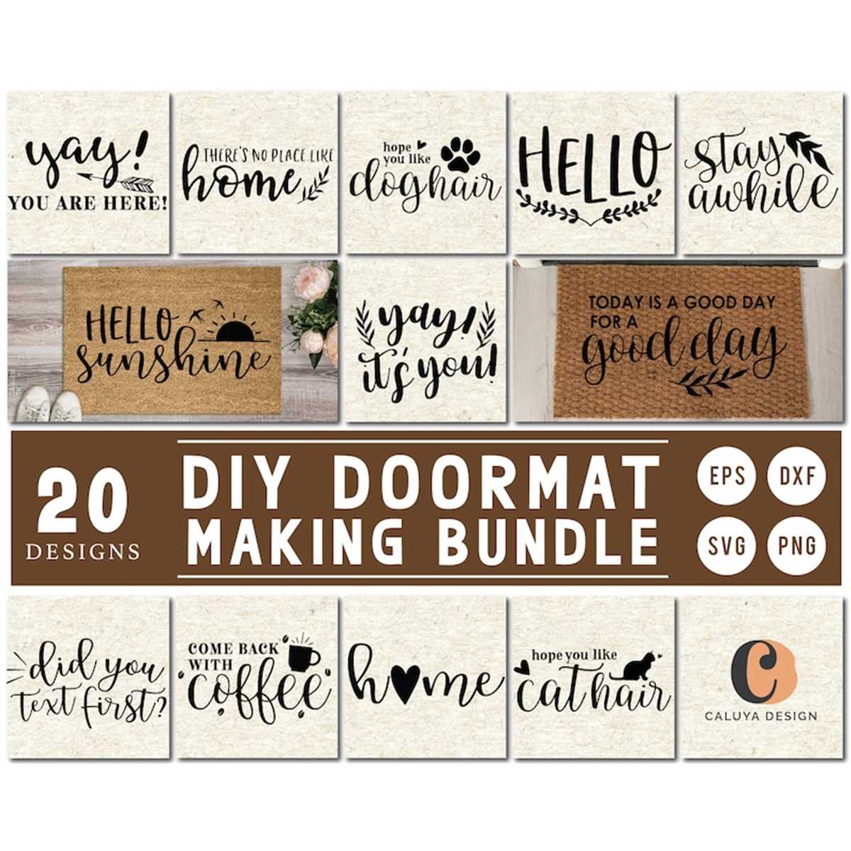 DIY Doormat SVG Cut File Bundle Deal | Cut File for Cricut & | Inspire ...