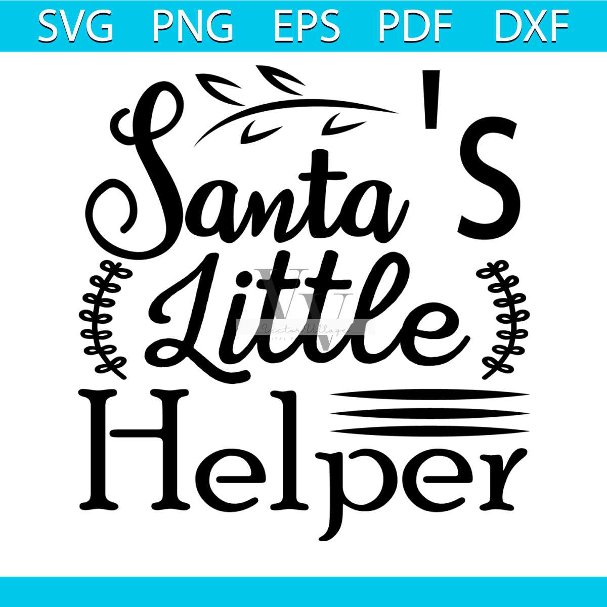 Santa's Little Helper Svg, Christmas Svg, Xmas Svg, Christma | Inspire ...