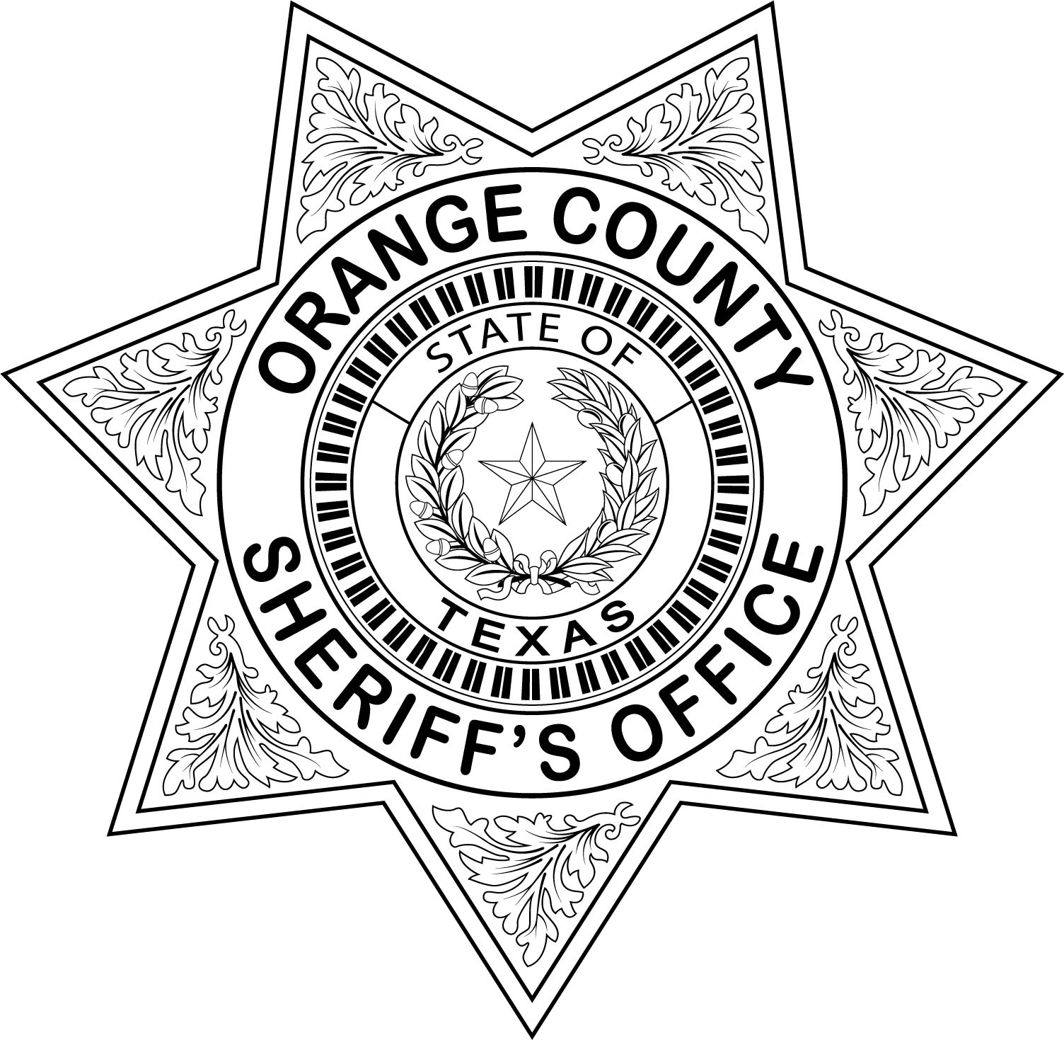 Orange County Sheriffs Office Badge Texas Vector File For La Inspire Uplift