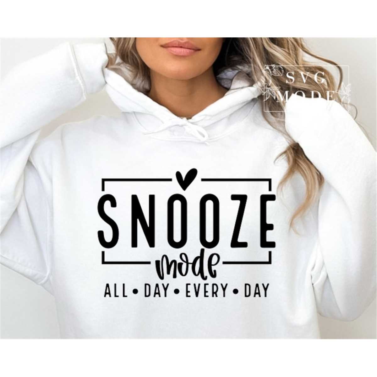 Snooze Mode SVG PNG, Nope Not Today Svg, Mom Life Svg, Not A - Inspire ...