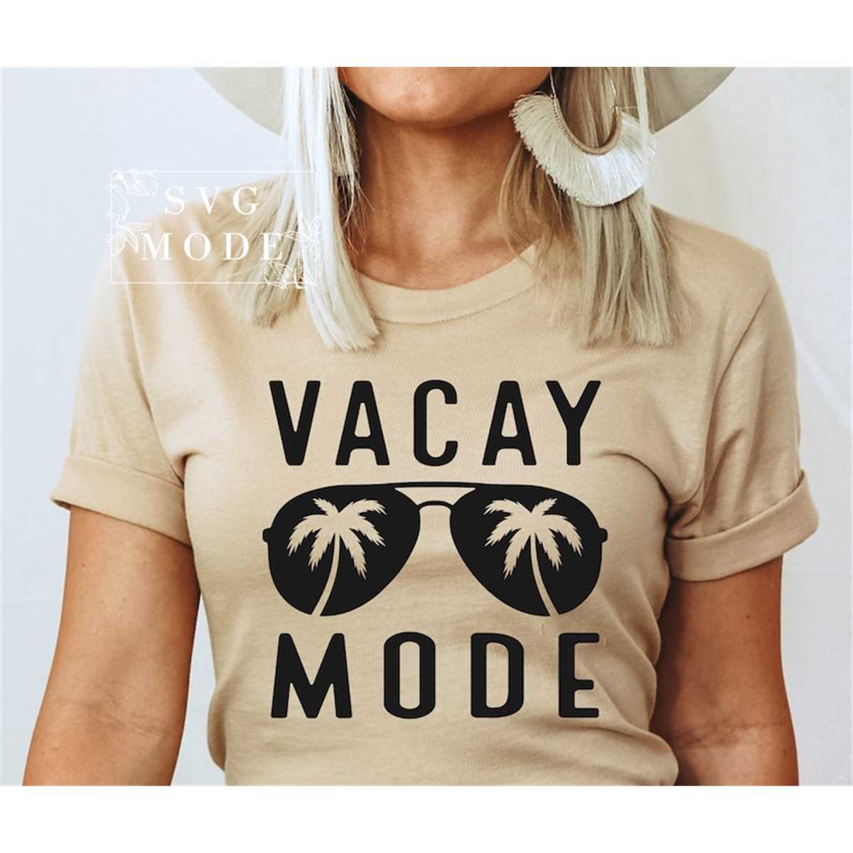 Vacay Mode On SVG PNG PDF, Family Vacation Svg, Vacay Svg, V - Inspire ...