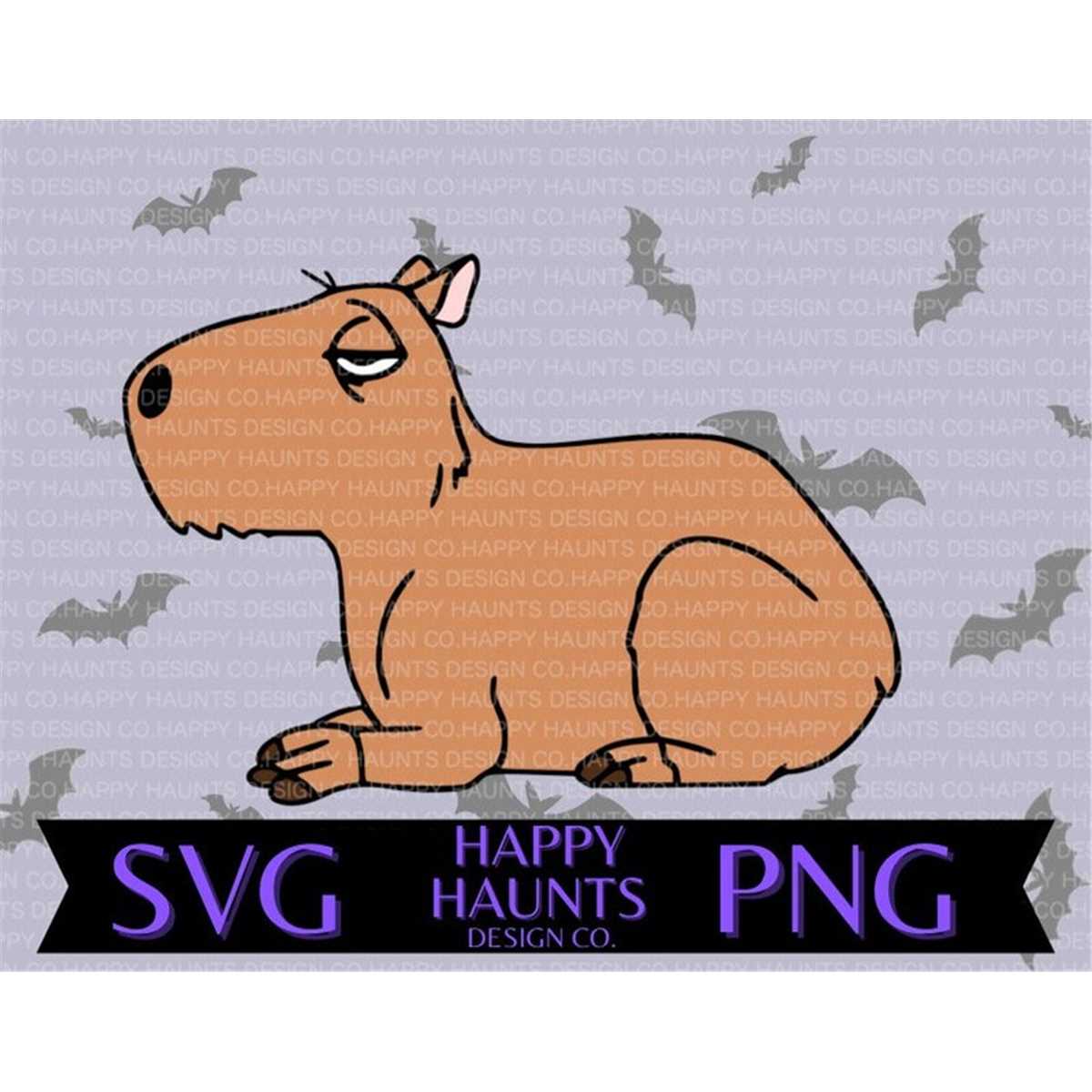 Capybara SVG, easy cut file for Cricut, Layered by colour | Inspire Uplift