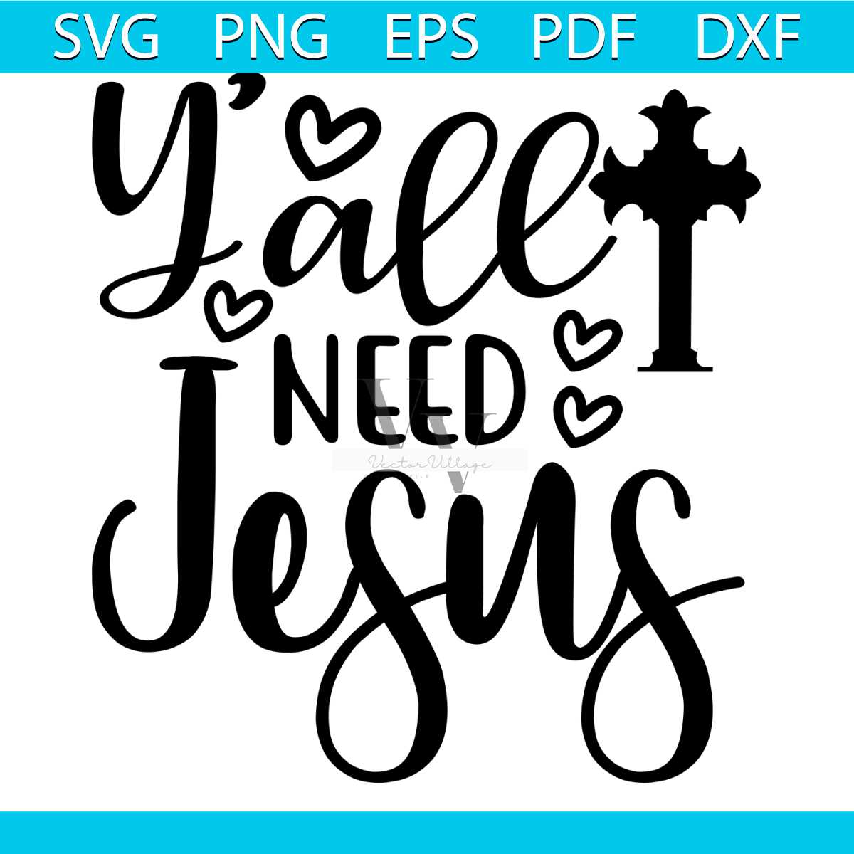 Y'all Need Jesus Svg, Christmas Svg, Xmas Svg, Xmas Mistleto | Inspire ...