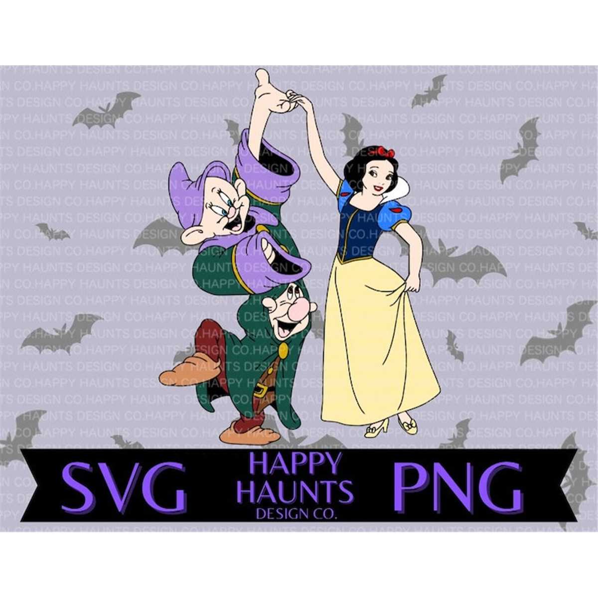 Dancing dwarfs SVG, easy cut file for Cricut, Layered by col | Inspire ...