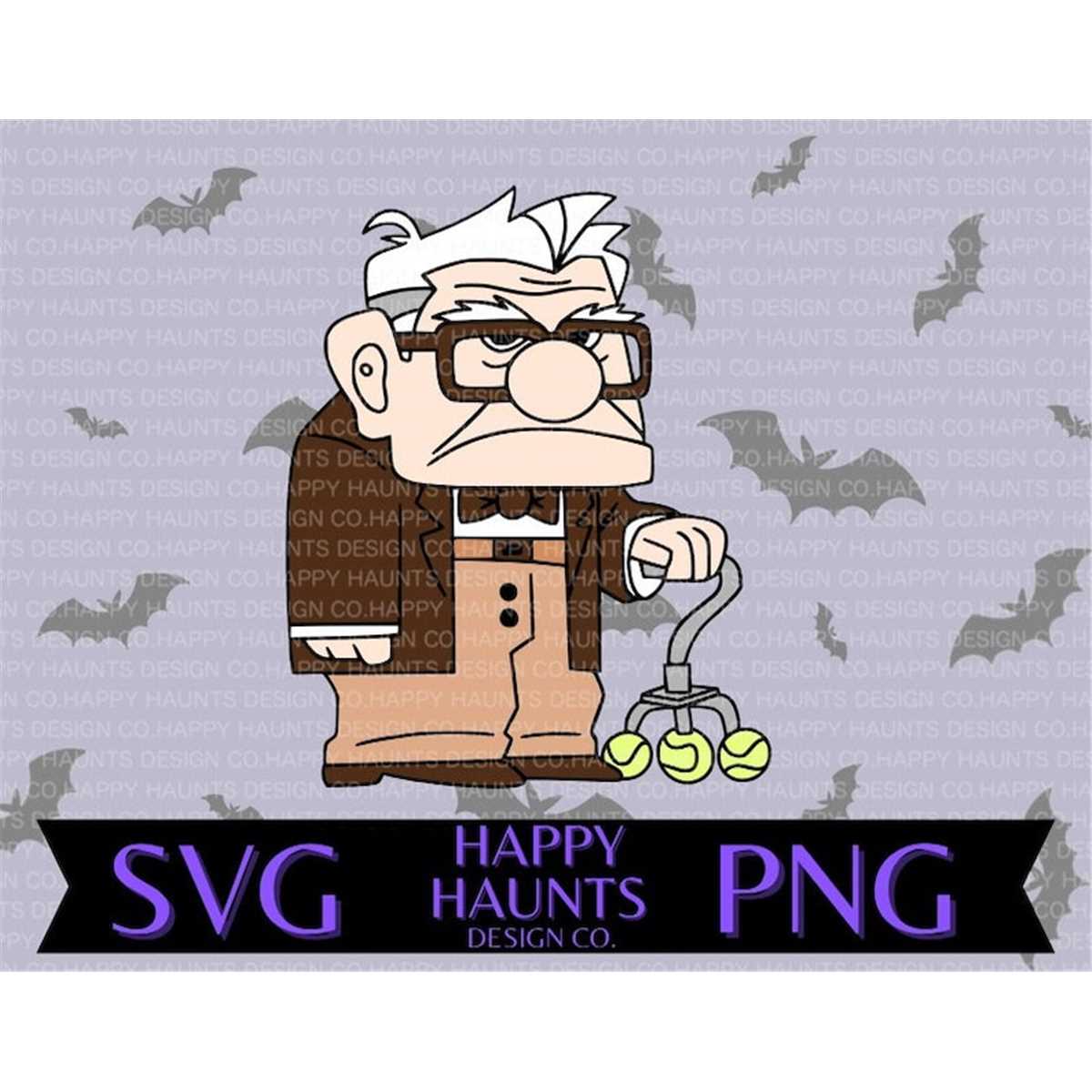 Carl fredricksen SVG, easy cut file for Cricut, Layered by c | Inspire ...