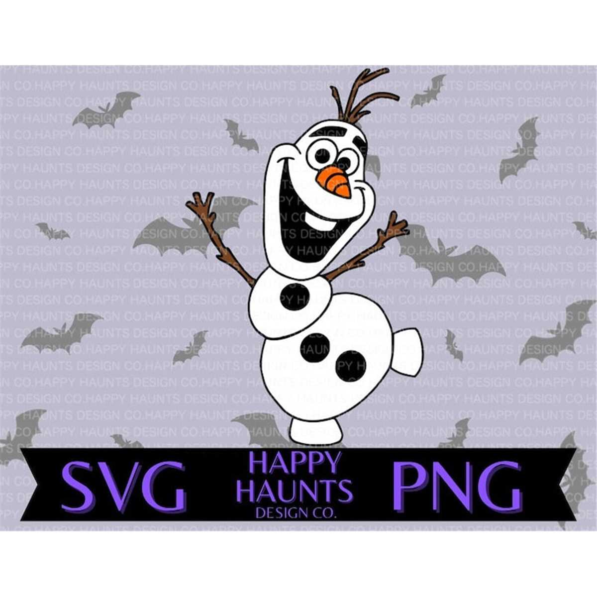 Olaf SVG, easy cut file for Cricut, layered by colour - Inspire Uplift