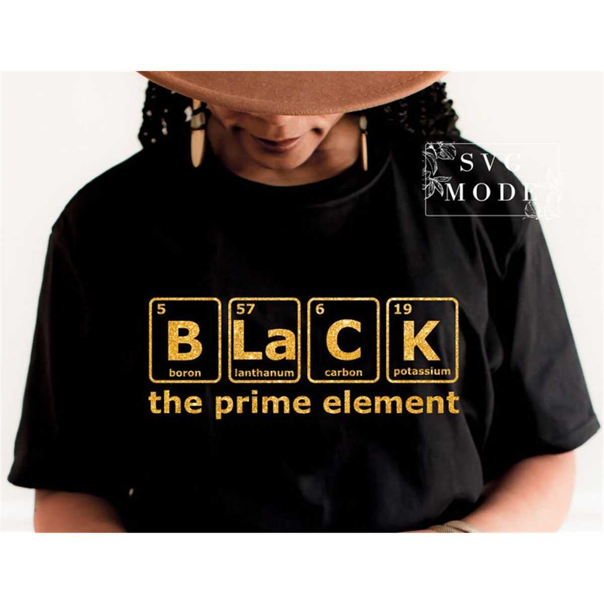 Black The Prime Element SVG PNG, Black Pride Svg, Black Hist - Inspire Uplift