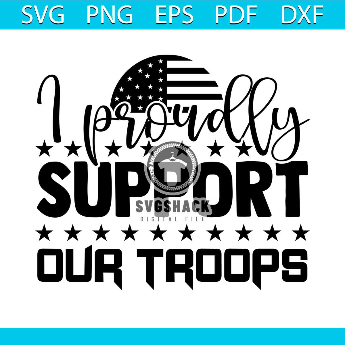 I Proudly Support Our Troops Svg, Veteran Svg, Military Svg, - Inspire ...