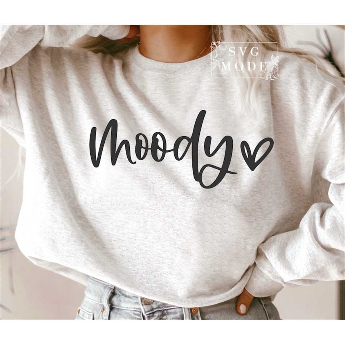 Moody SVG PNG PDF, Girl Shirt Svg, Funny Teen Svg, Introvert | Inspire ...