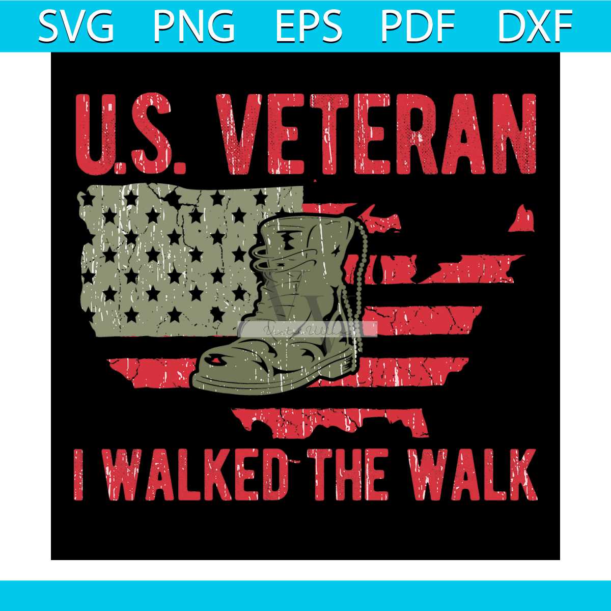 US Veteran I Walked The Walk Svg, Veteran Svg, Military Svg, | Inspire ...