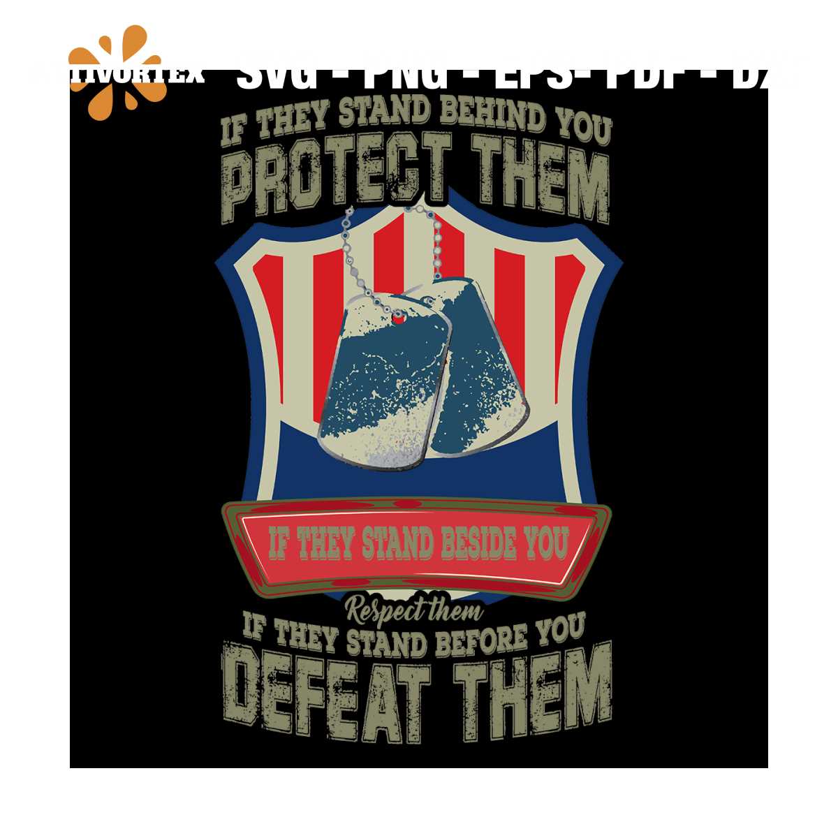 If They Stand Behind You Protect Them Svg, Veteran Svg, Mili - Inspire ...