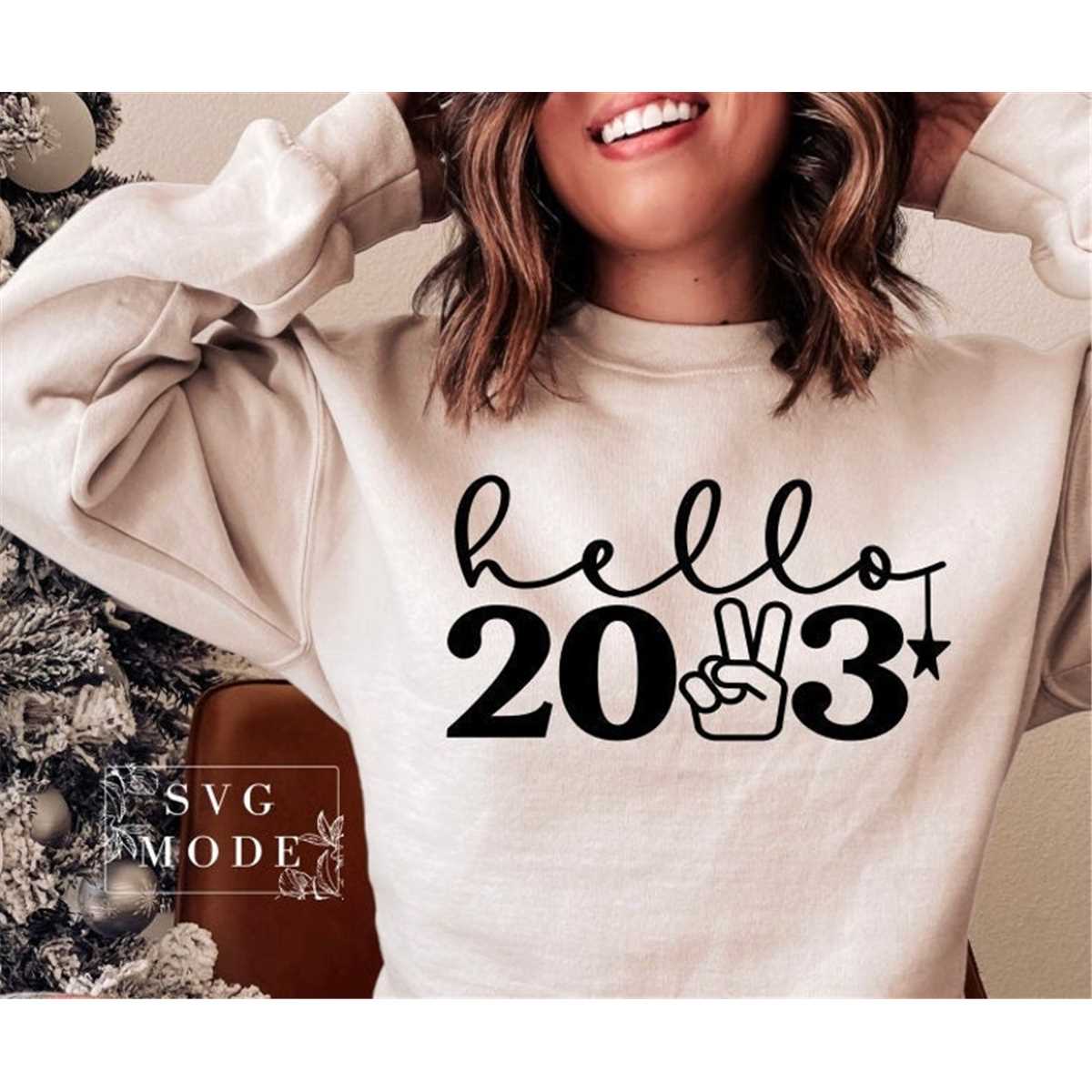 Hello 2023 SVG PNG, Funny New Year Svg, Welcome 2023 Svg, Ha | Inspire ...