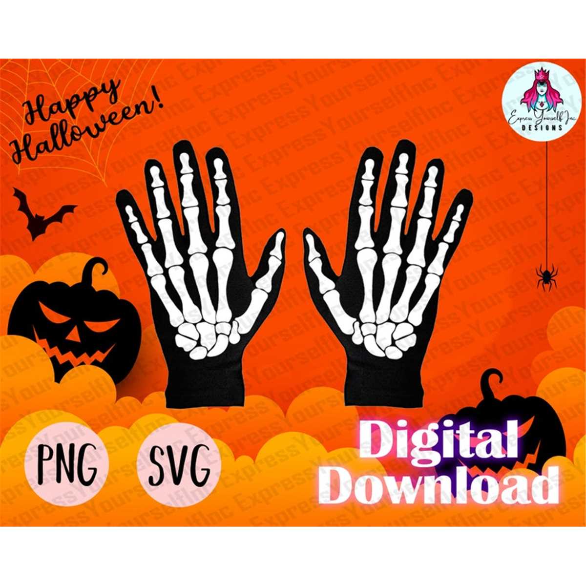 Skeleton Hands svg, Skeleton Arms svg, Digital Download, Ske | Inspire ...