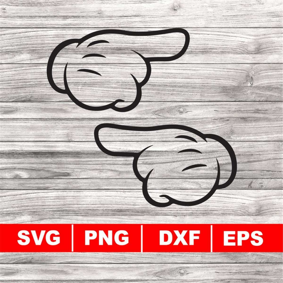 Mickey Hands Pointing