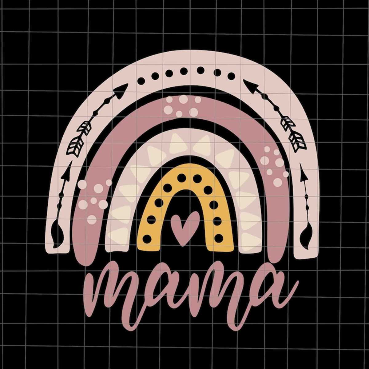 Rainbow Mama Svg, Rainbow Mother's Day Svg, Mother's Day Svg | Inspire ...