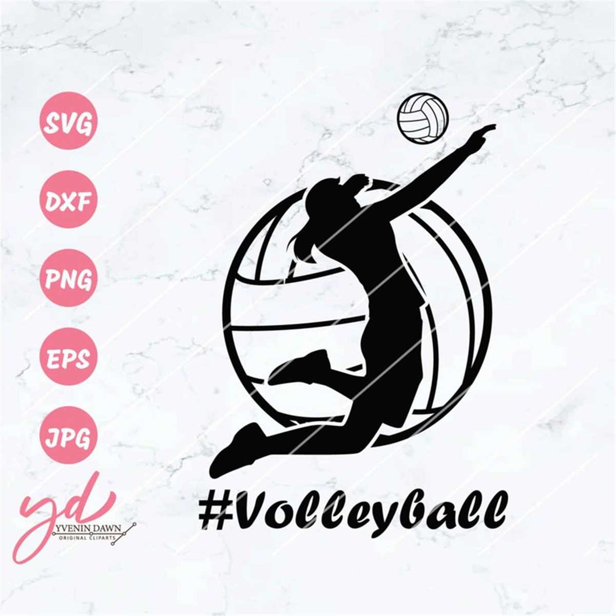 Volleyball Svg | Volleyball Player Svg | Volleyball Mom Svg | Inspire ...