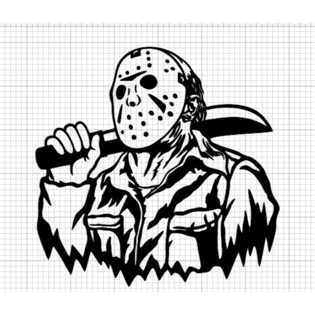 jason svg, halloween svg, scary svg, creepy svg, cricut file | Inspire ...