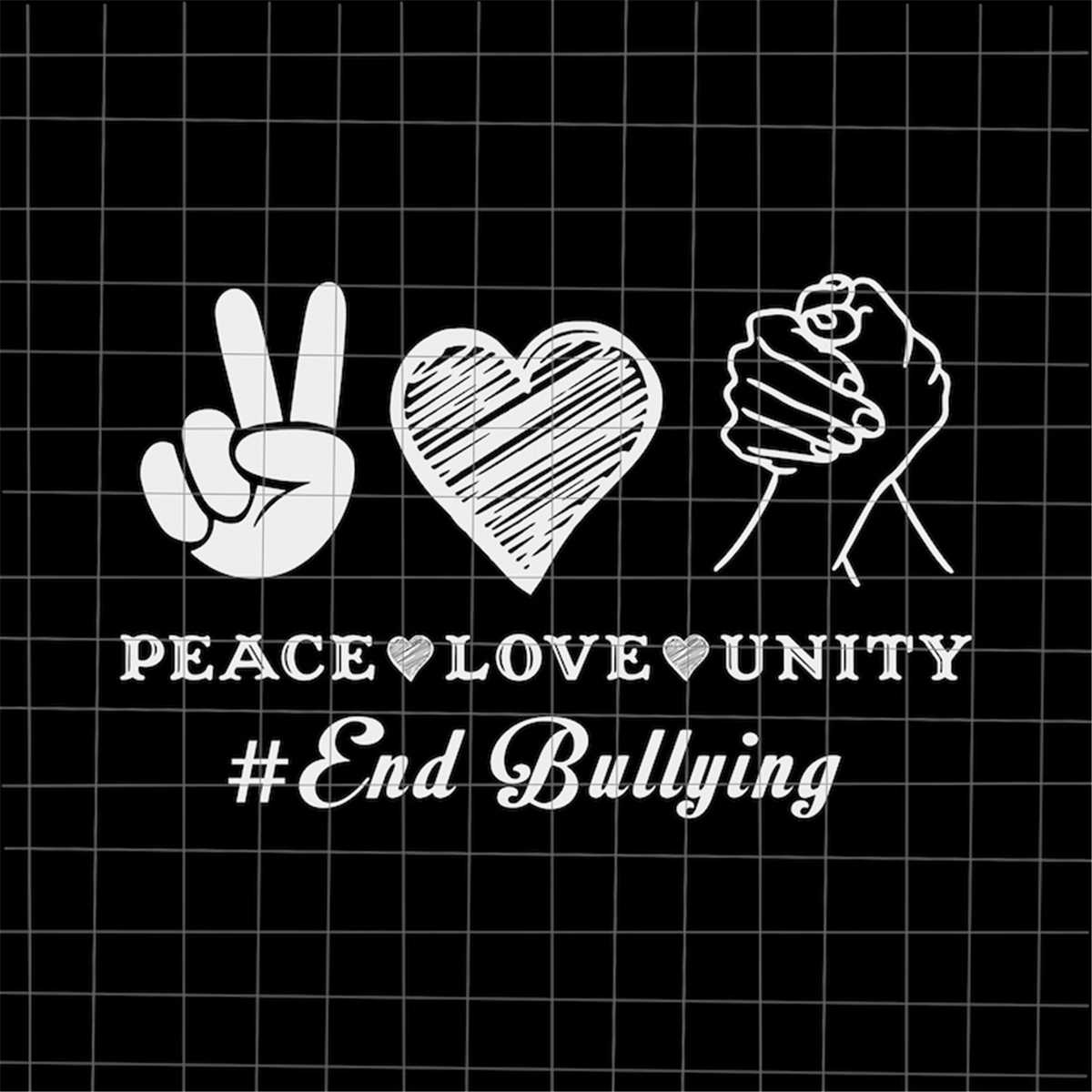 Peace Love Unity Svg, End Bullying Svg, Day Orange Kids 2021 - Inspire ...