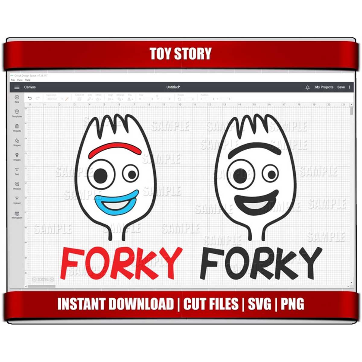 forky svg, toy story svg, buzz svg, toy story png clipart, i | Inspire ...