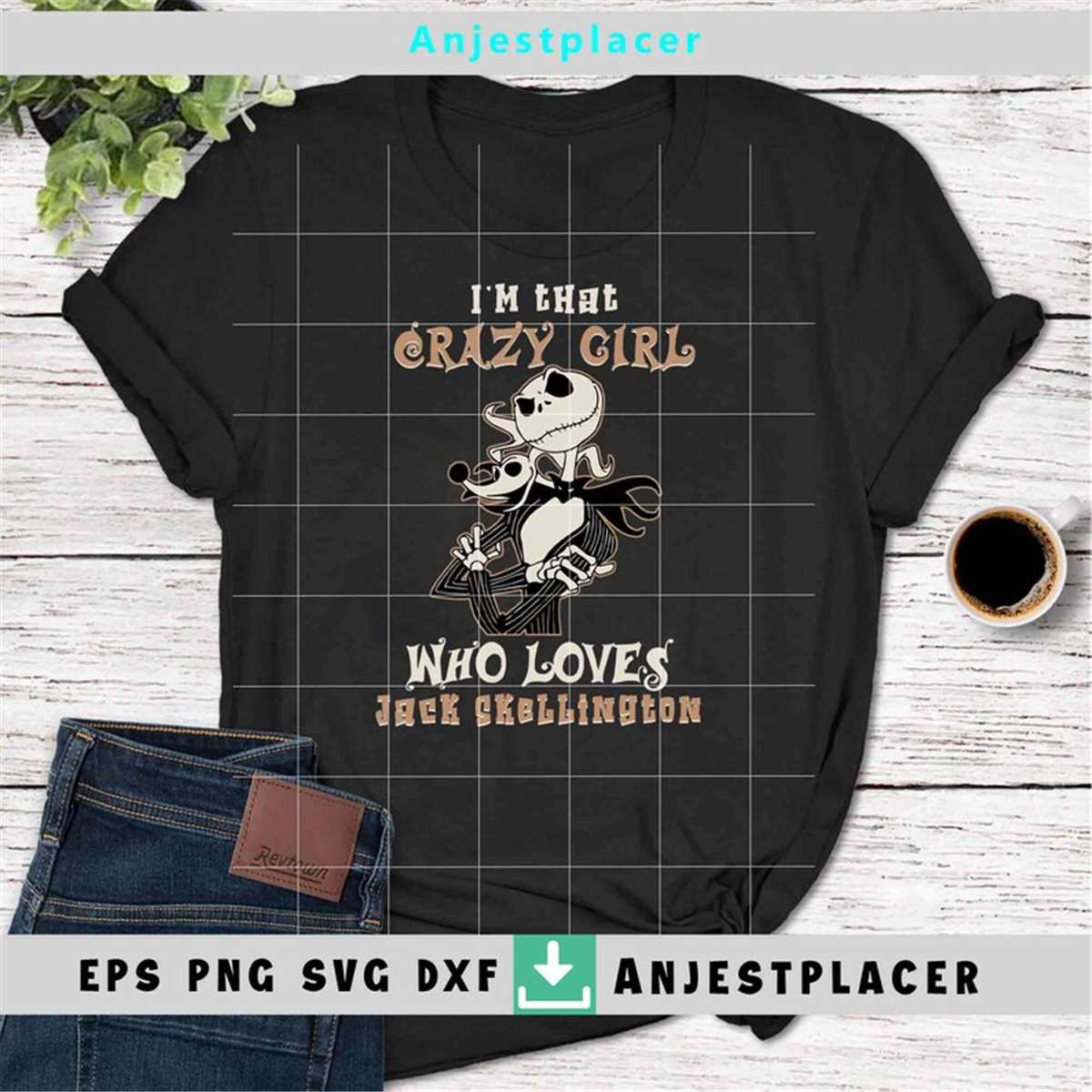 Im That Crazy Girl Who Loves Svg, Movie SVg, Halloween SVg, | Inspire ...