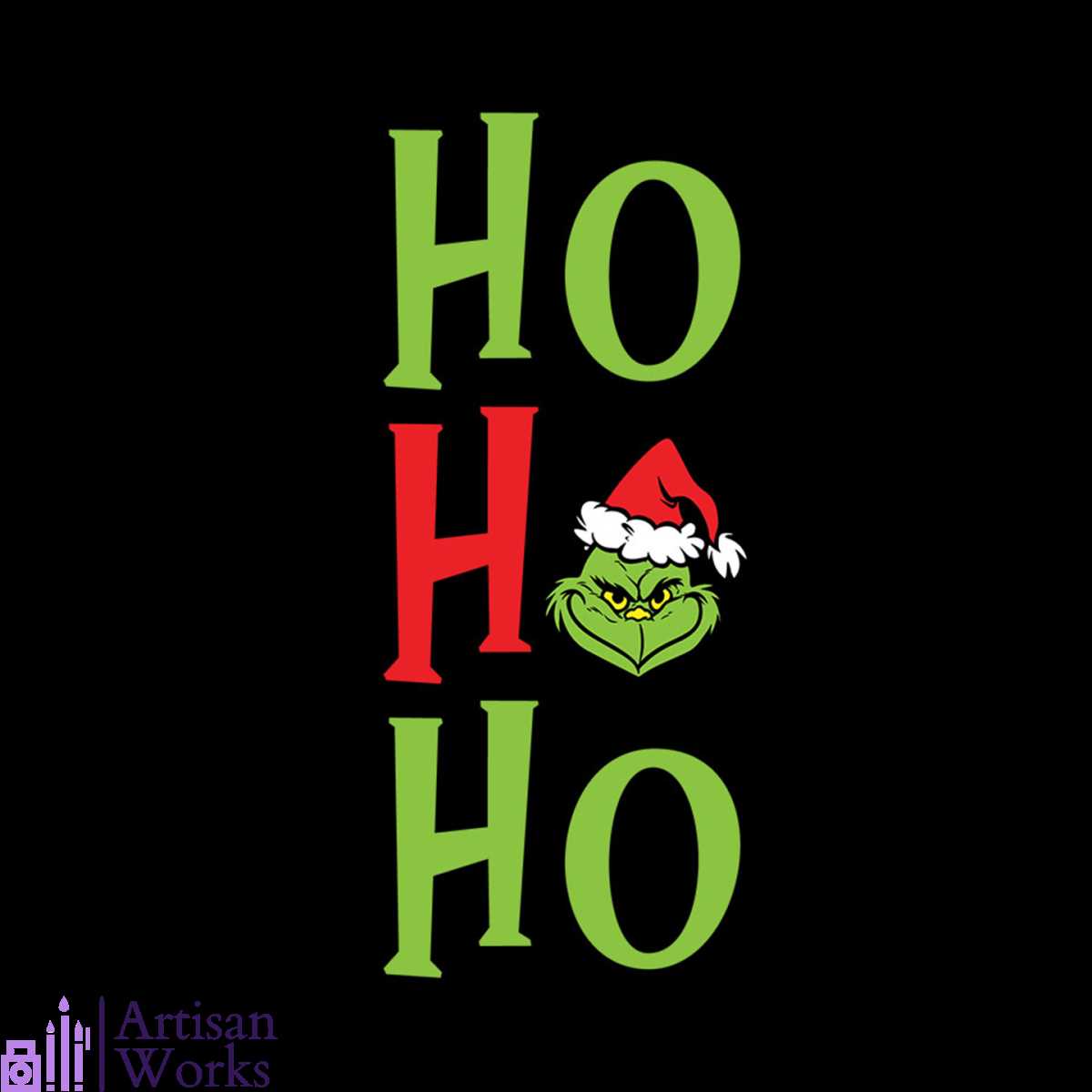 Ho Ho Ho Grinch Face Svg, Christmas Svg, Ho Ho Ho Svg, Grinc | Inspire ...