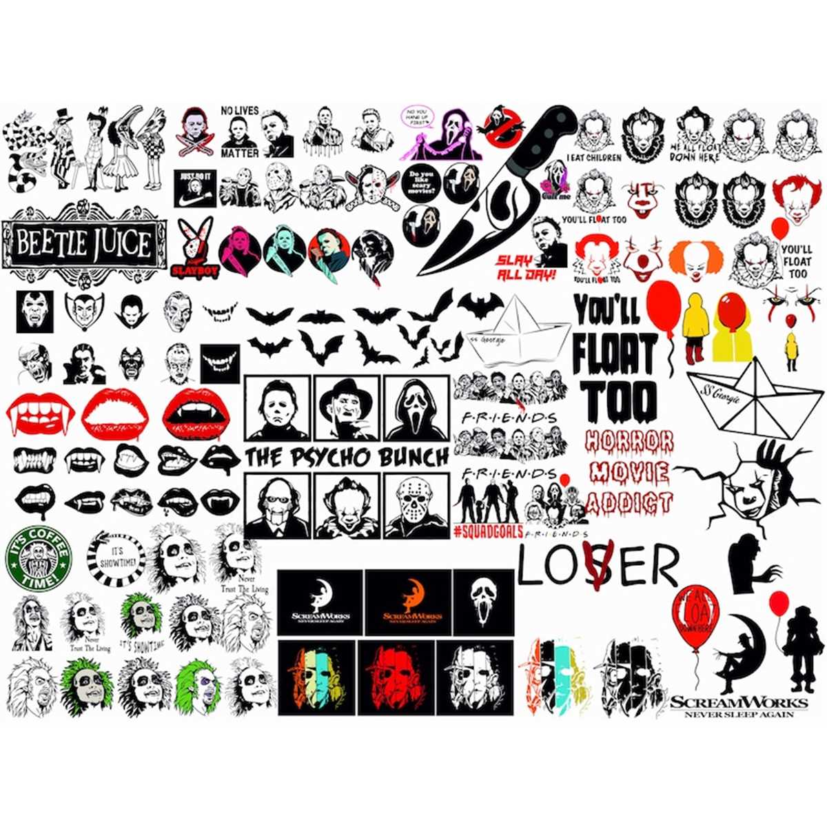 Mega Movie SVG Bundle, Movie Characters SVG,r Movie Svg Bund | Inspire ...