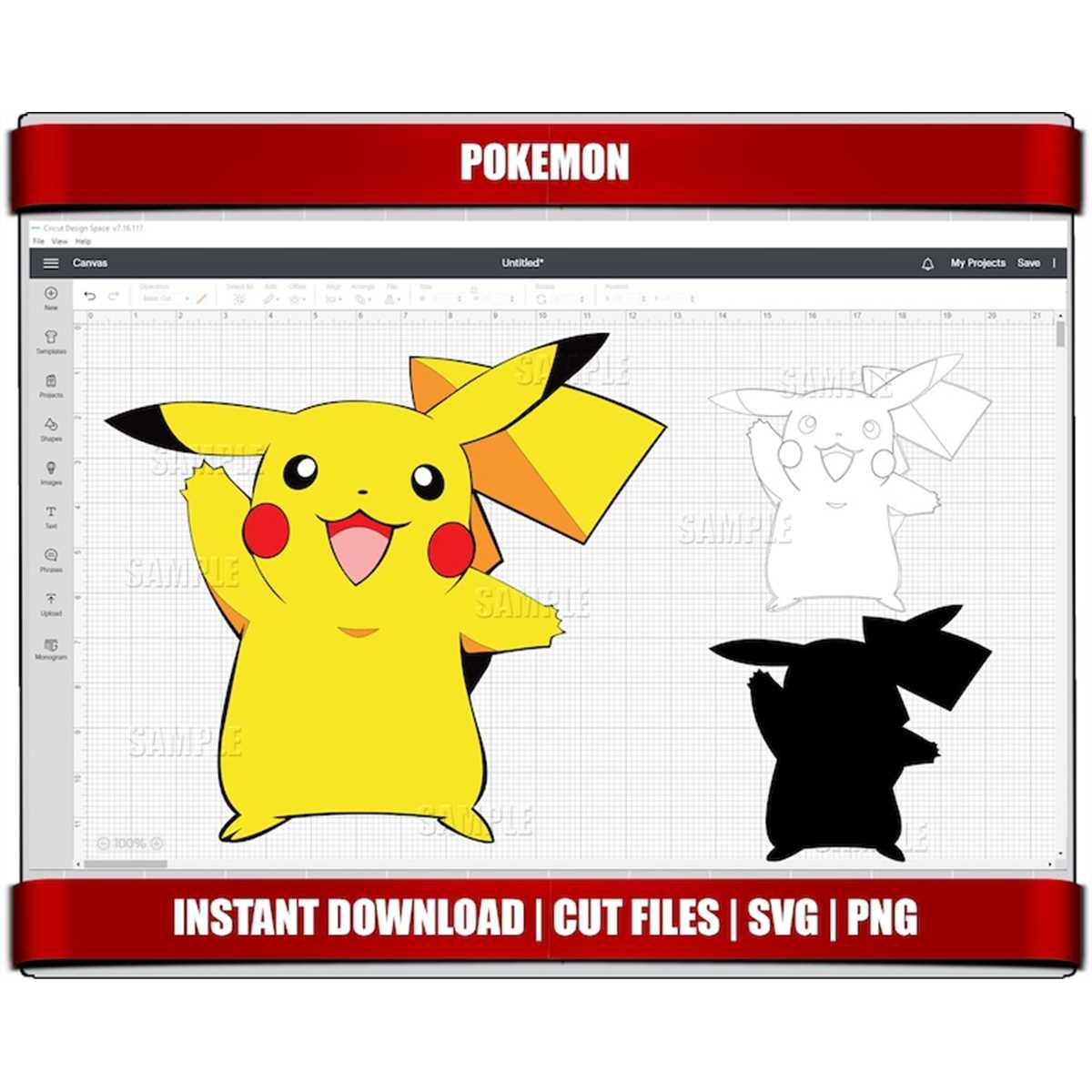 pokemon svg, instant download, pokemon for cricut svg, digit | Inspire ...