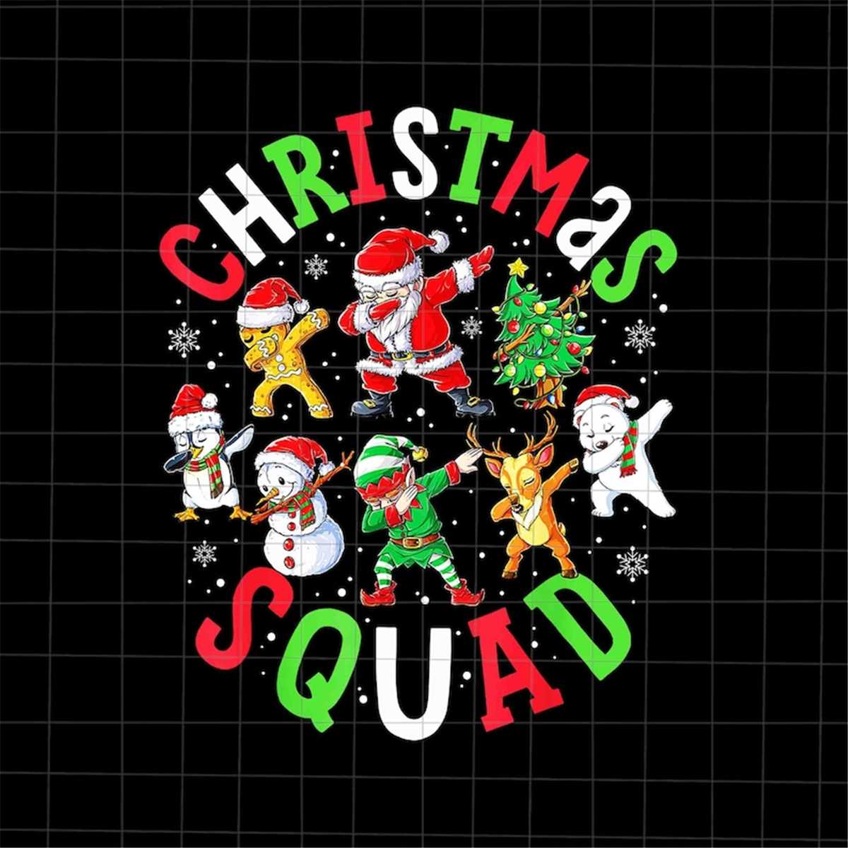 Dabbing Christmas Squad Png, Christmas Squad Santa Elf Png, - Inspire ...