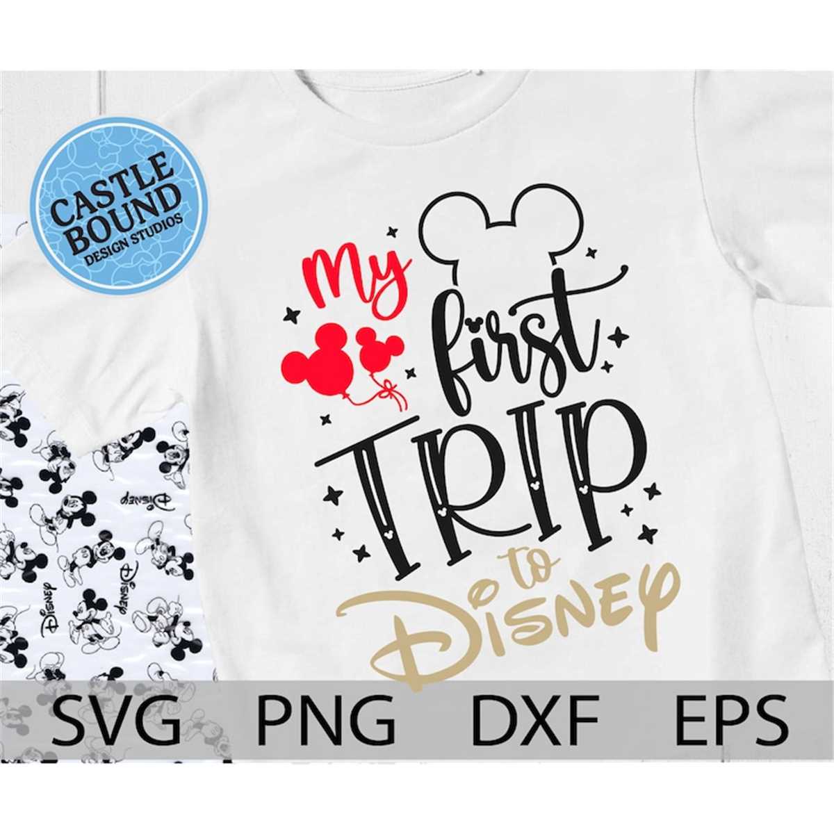My first disneyland trip SVG, My first trip, Mickey first tr | Inspire ...