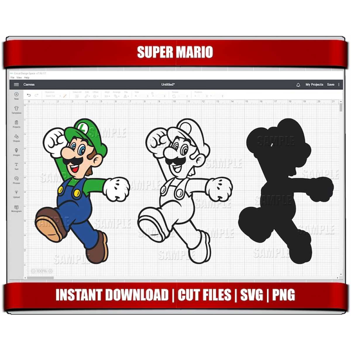mario svg, mario png clipart, luigi svg mario birthday svg f | Inspire ...