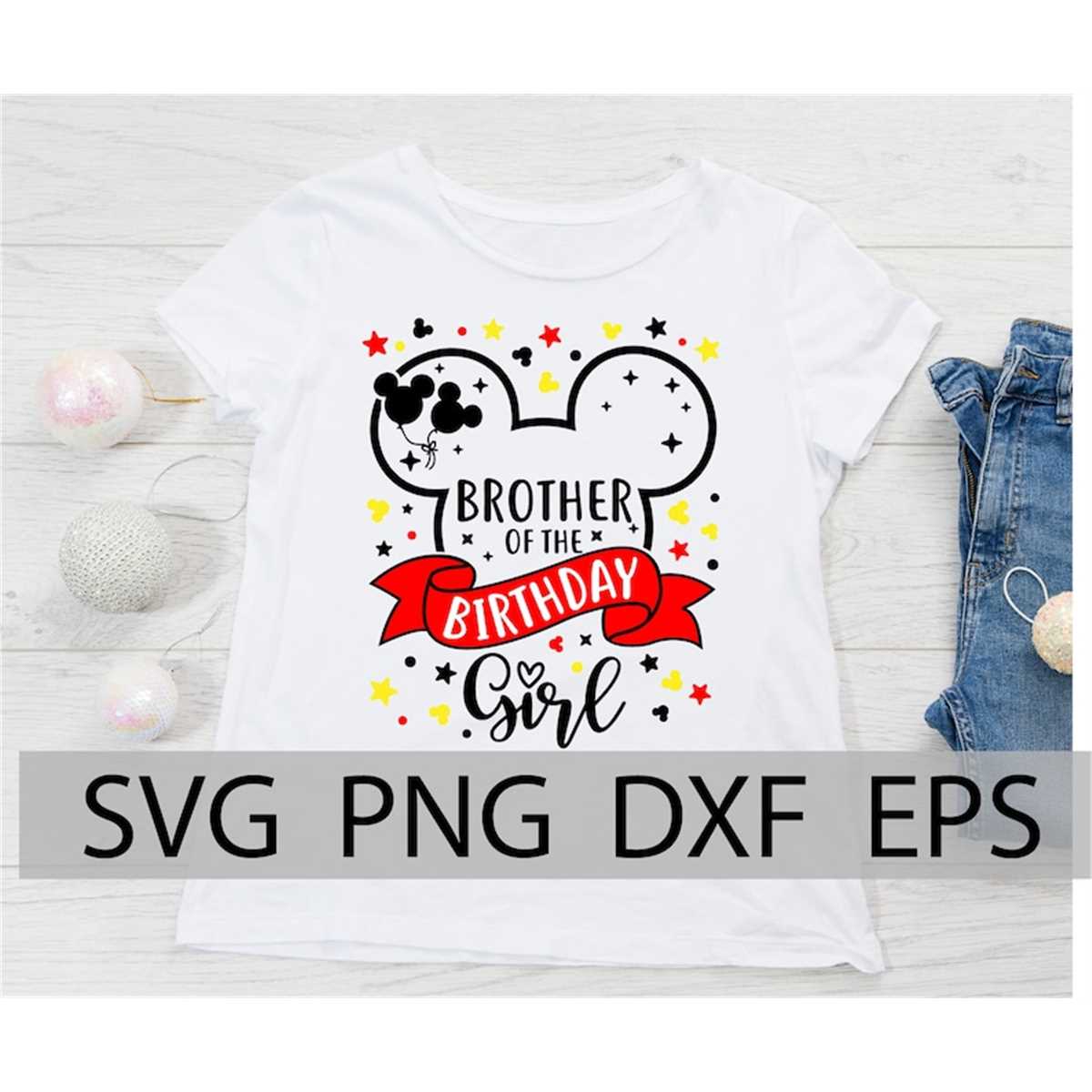 Mickey Brother of the Birthday Girl, Mickey Family Birthday | Inspire ...