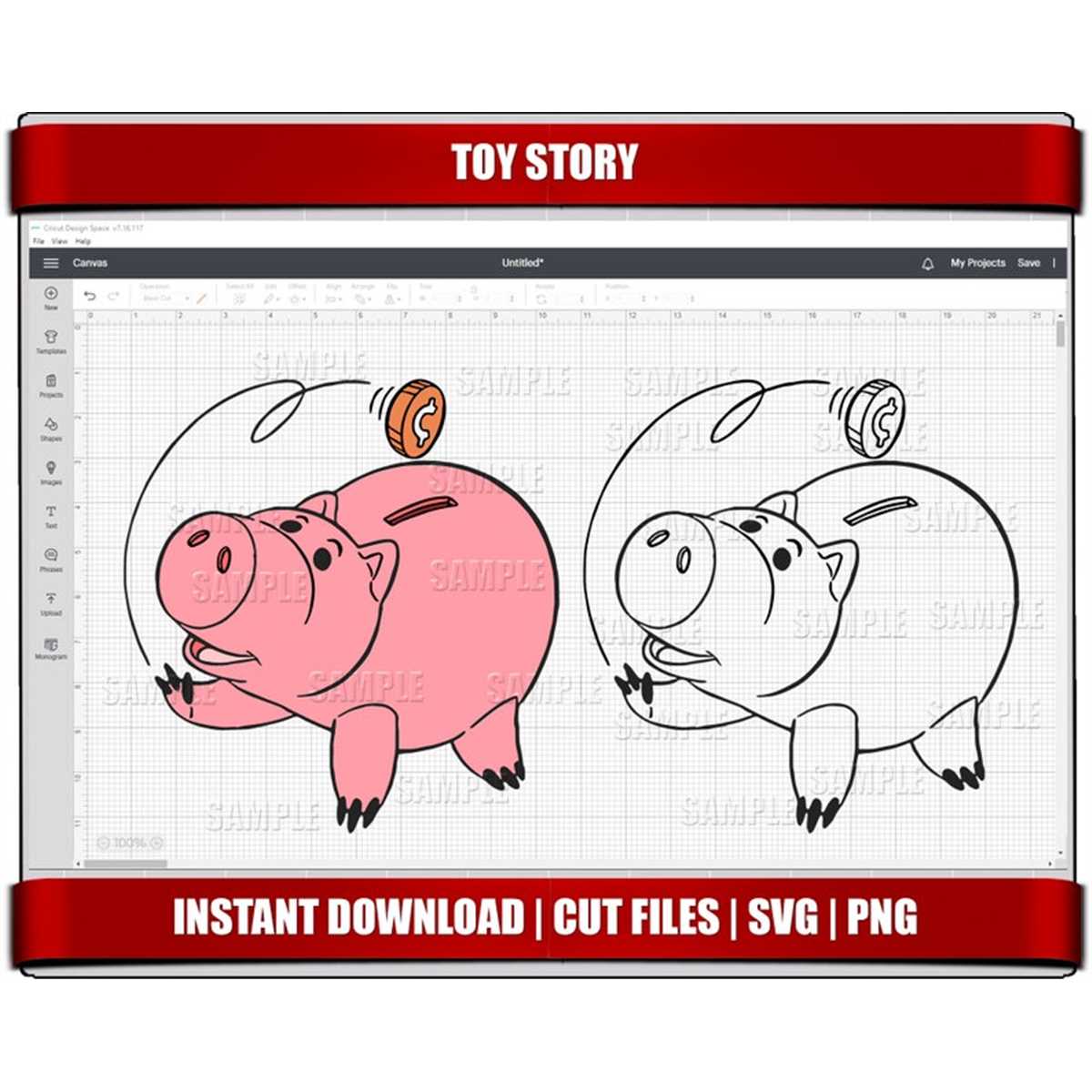 pig svg, hamm svg, toy story svg, woody svg, png clipart, in | Inspire ...