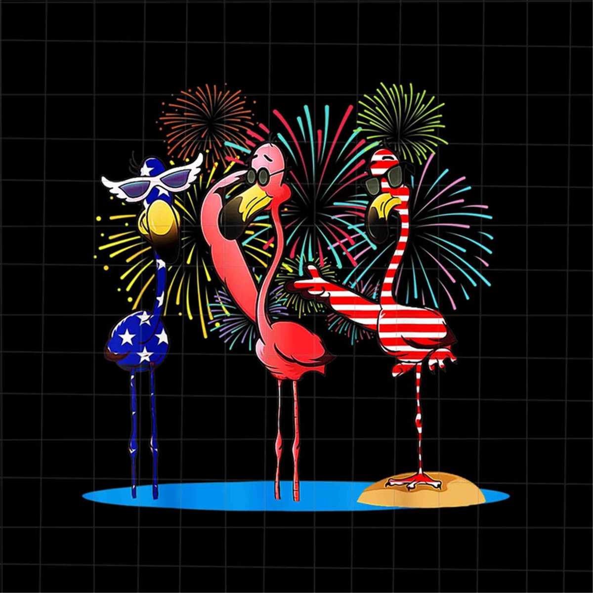 Flamingo 4th Of July Png, Flamingo Bald Eagle Mullet Png, Am | Inspire ...