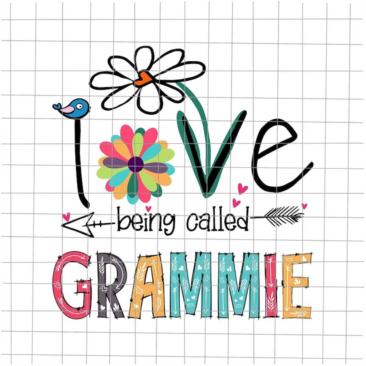 I Love Being Called Grammie Svg, Love Grandma Svg, Grandma q - Inspire ...