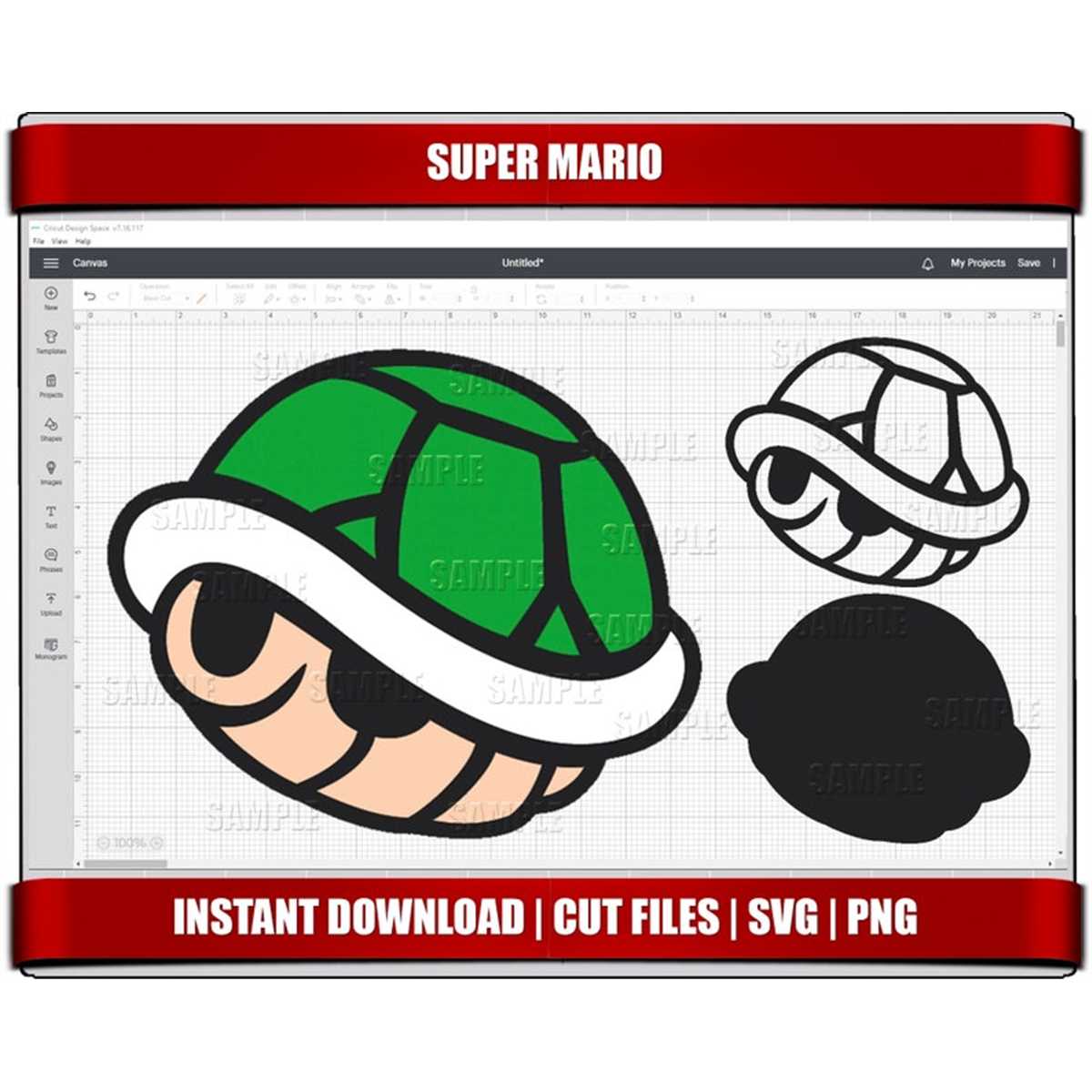 mario svg, mario png clipart, shell svg mario birthday svg f | Inspire ...