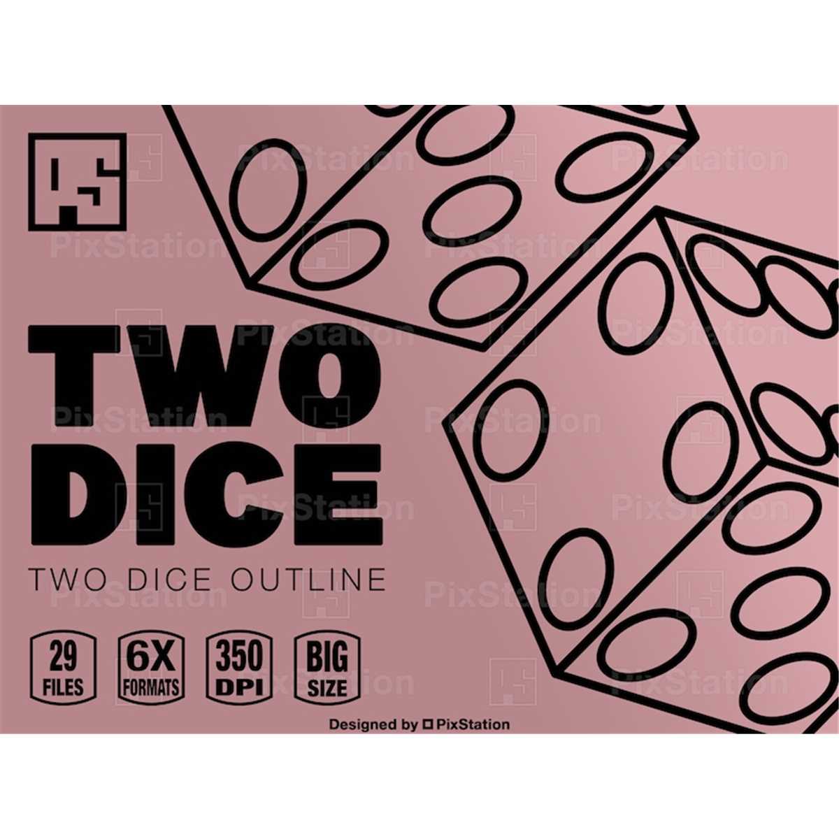 Two dice outline svg, dice set svg, dice rolling svg, black | Inspire ...