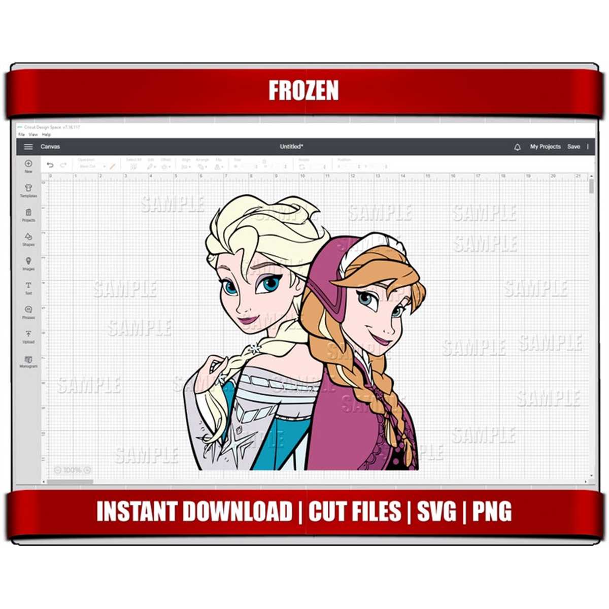 frozen svg, frozen clipart, princess elsa anna svg for cricu | Inspire ...