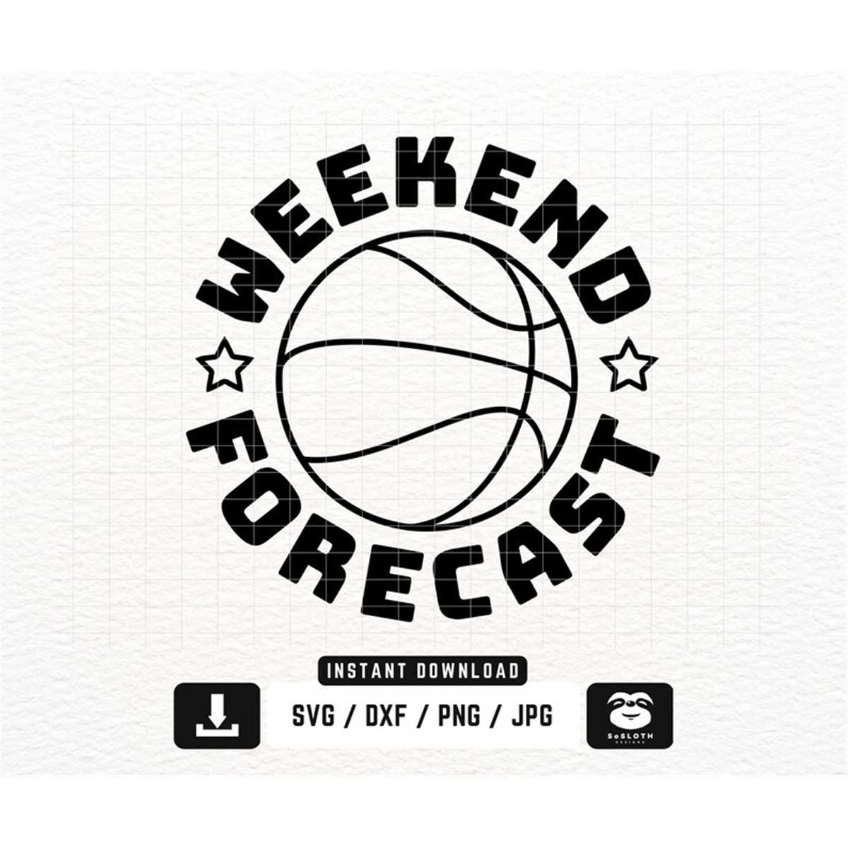 Weekend Forecast svg, png dxf Files, Instant DOWNLOAD for Cr | Inspire ...