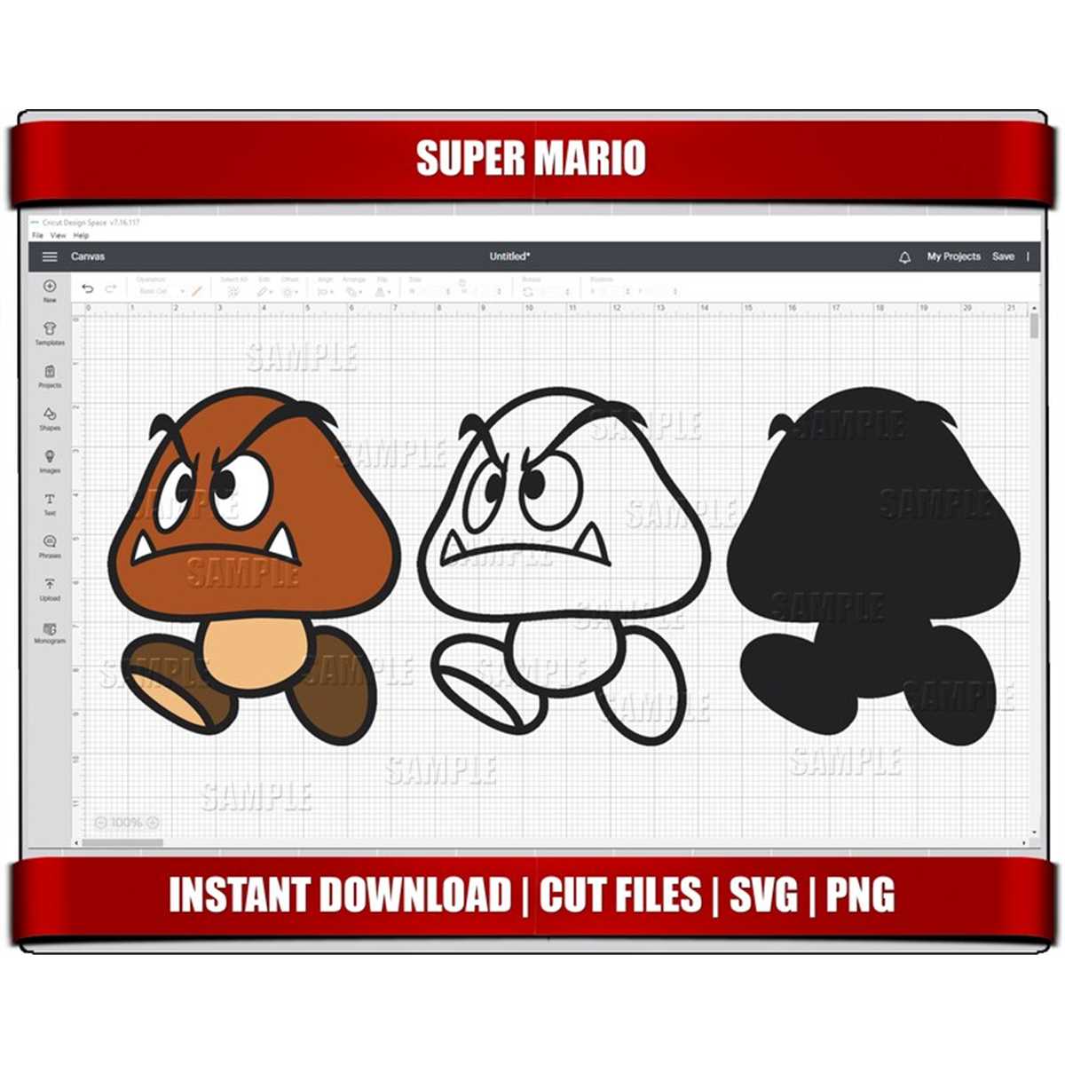 mario svg, goomba svg clipart, luigi svg mario birthday png | Inspire ...