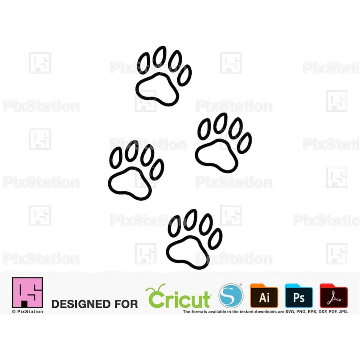 Dog footprint, Dog Paw Print, Clip art paw prints, Paw Print | Inspire ...