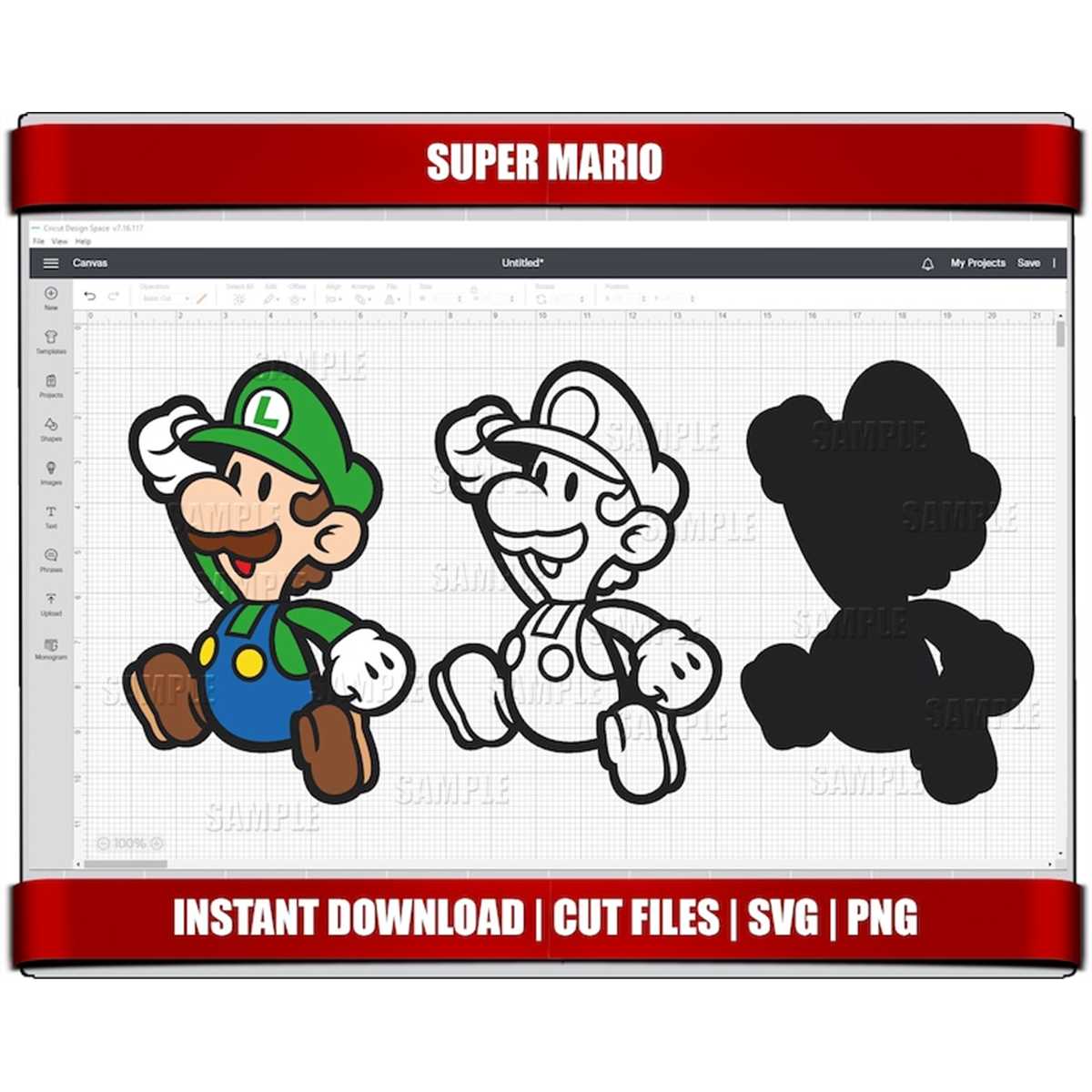 mario svg, mario png clipart, luigi svg mario birthday svg f | Inspire ...