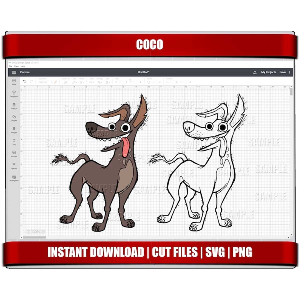 dante svg, dog svg coco svg, coco clipart, coco birthday par | Inspire ...