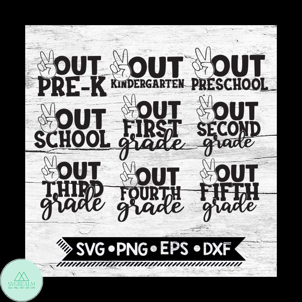 Peace out school SVG, Bundle, Last day of school quotes, Cut | Inspire ...