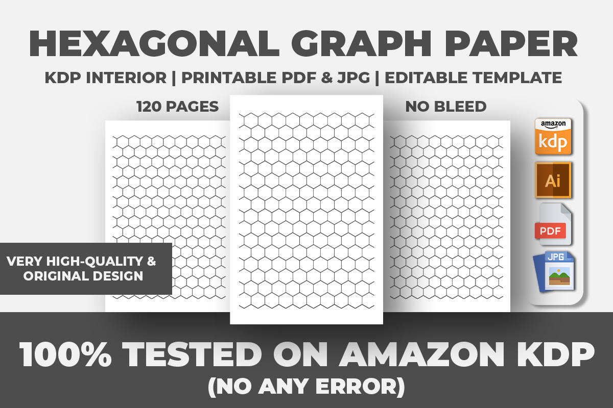 Hexagonal Graph Paper KDP Interior | Inspire Uplift