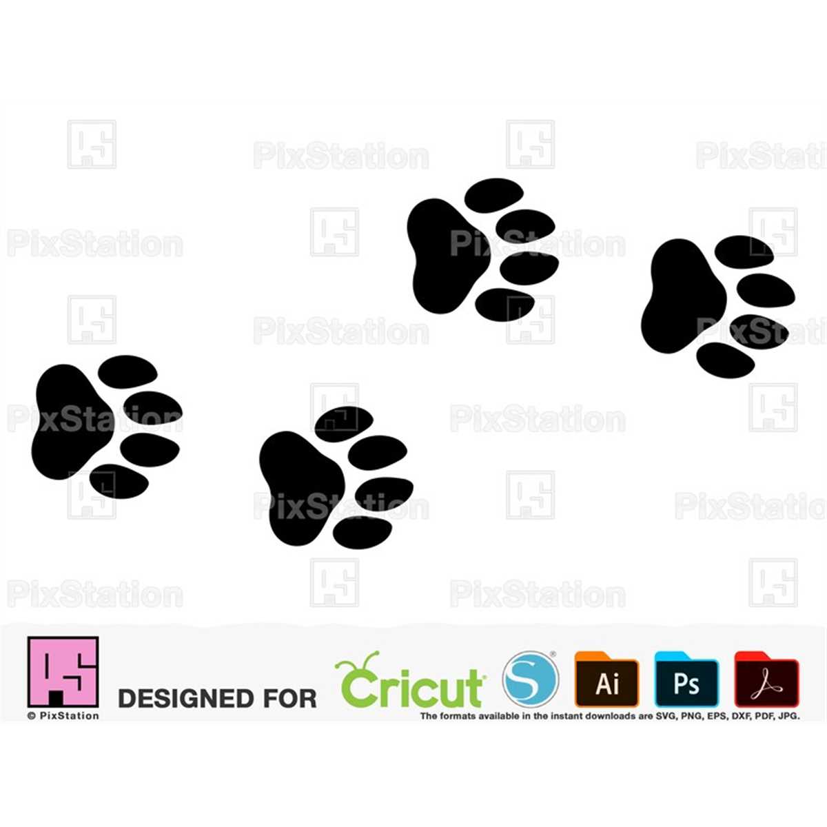 Dog footprint, Dog Paw Print, Clip art paw prints, Paw Print | Inspire ...